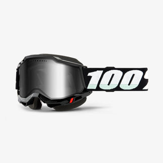 ACCURI 2 SNOWMOBILE Dual Pane Vented Goggle Black – 100%